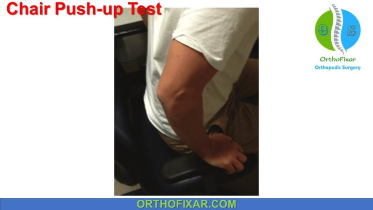 Chair Push-up Test Explained Easily | OrthoFixar