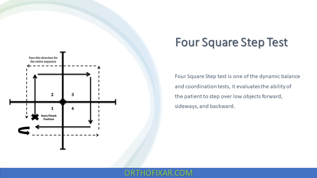 Four Square Step Test Explained Easily | OrthoFixar