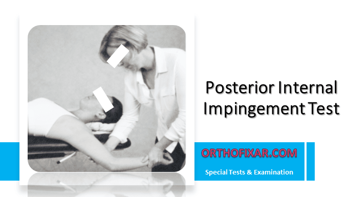 Posterior Internal Impingement Test Explained Easily | OrthoFixar
