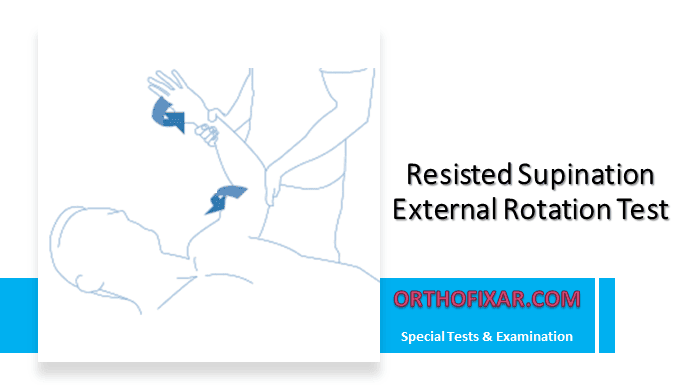 Resisted Supination External Rotation Test (RSERT) | 2025