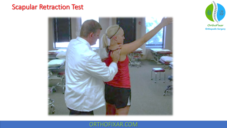 Scapular Retraction Test Explained Easily | OrthoFixar